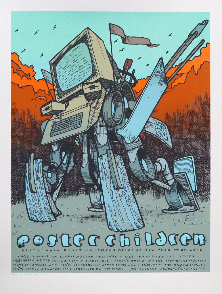 INSIDE THE ROCK POSTER FRAME BLOG: Jay Ryan Metropolis, Poster Children ...