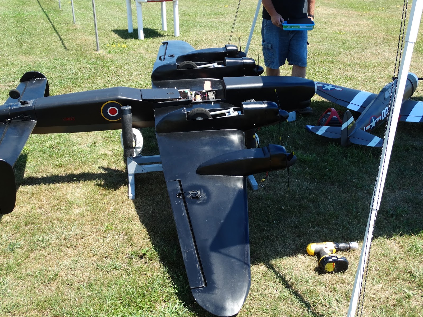 RC Flying Models: 134 inch Lancaster Electric Bomber