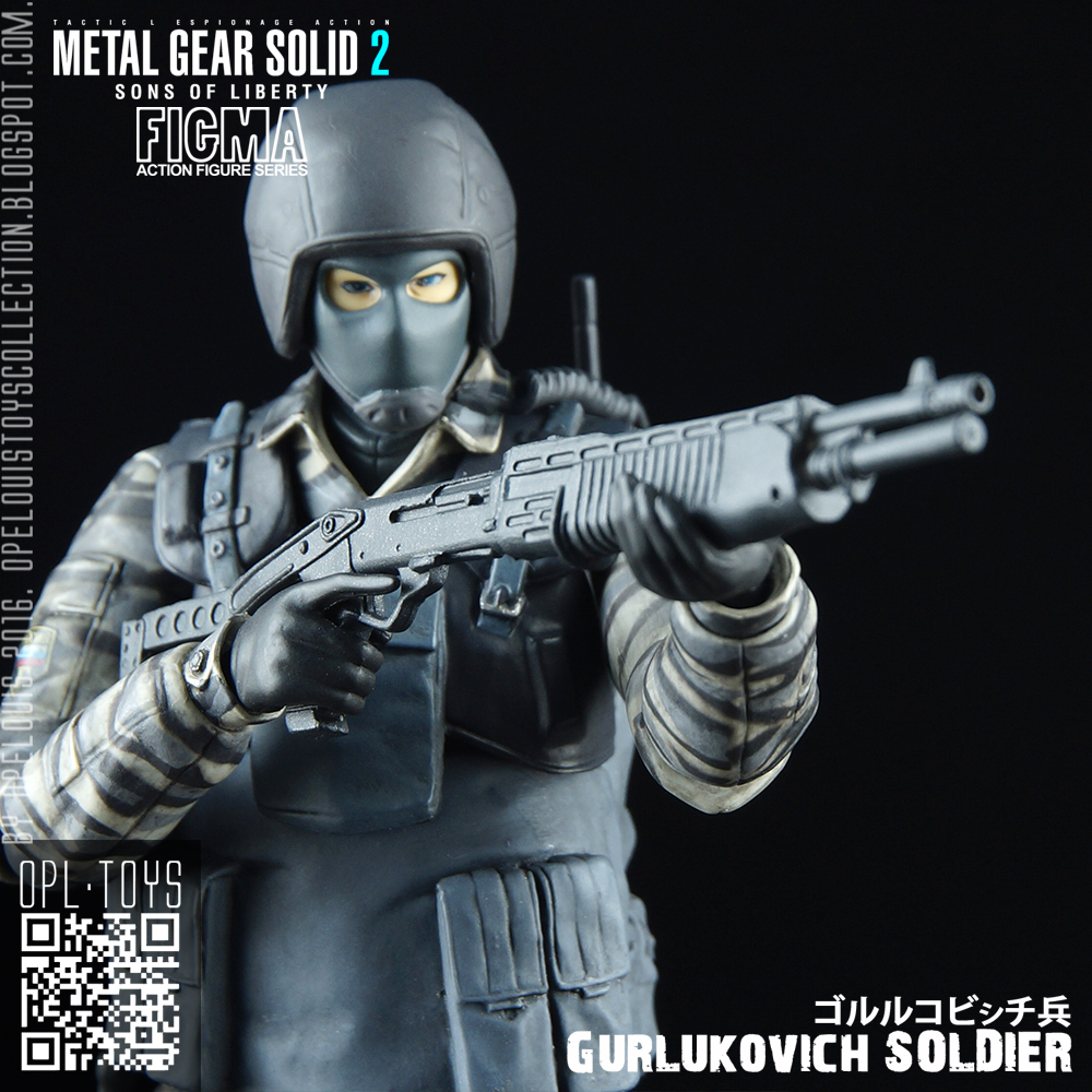 Opelouis's Toys Collection: Figma 298 MGS2, Gurlukovich Soldier. (with ...