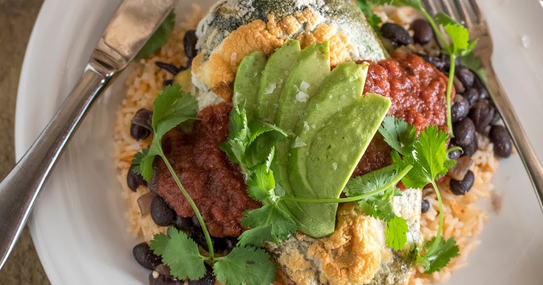 The Chubby Vegetarian: Baked Chiles Rellenos (Cheese Stuffed Poblano ...