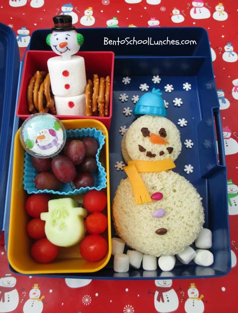 Bento School Lunches : 12 Of My Favorite Christmas Holiday Lunches