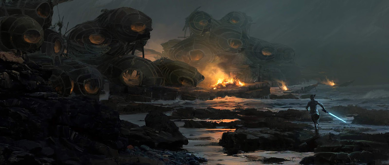 SETH ENGSTROM: Star Wars: The Last Jedi - Concept Artwork