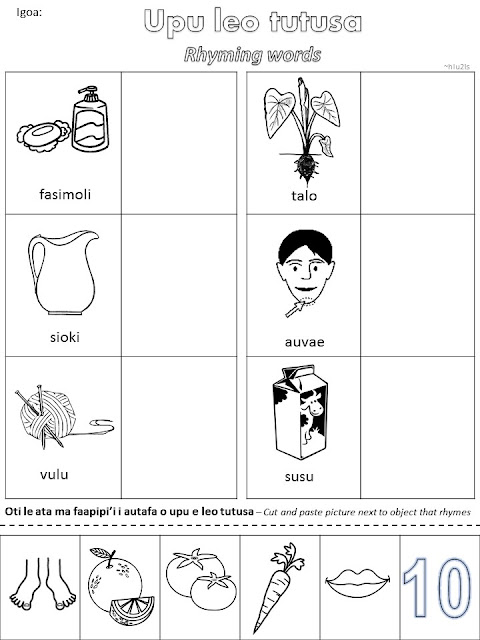 Samoan for Kids: April 2018