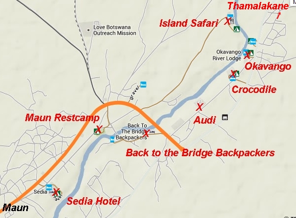 Maun and the Okavango, tourist capital of Botswana.