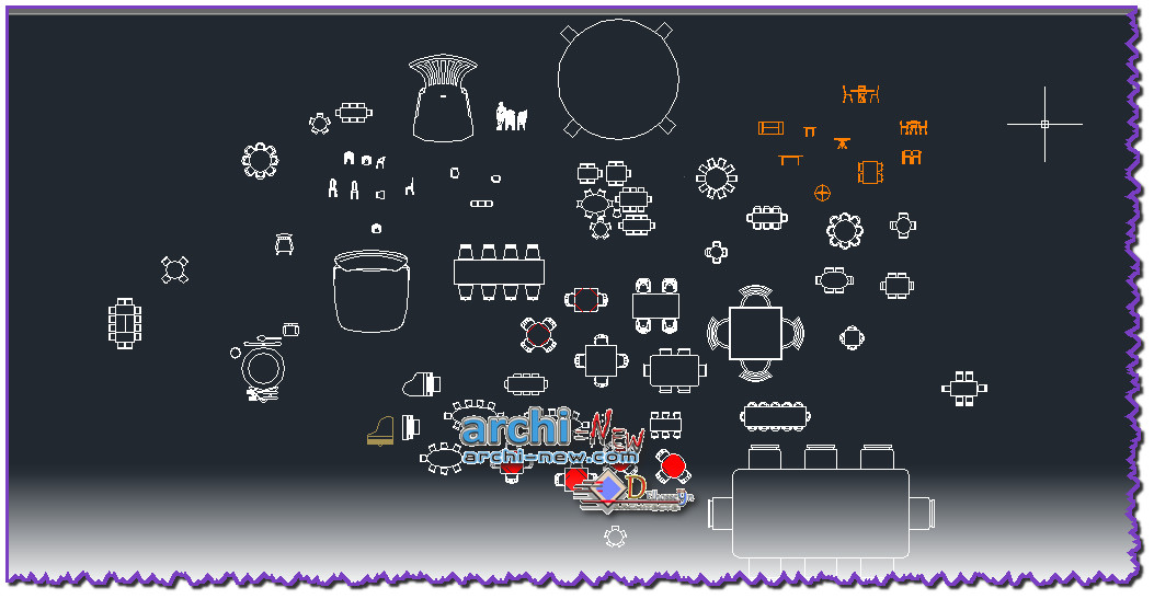 Download AutoCAD CAD DWG file various autocad blocks Archi-new - Free ...