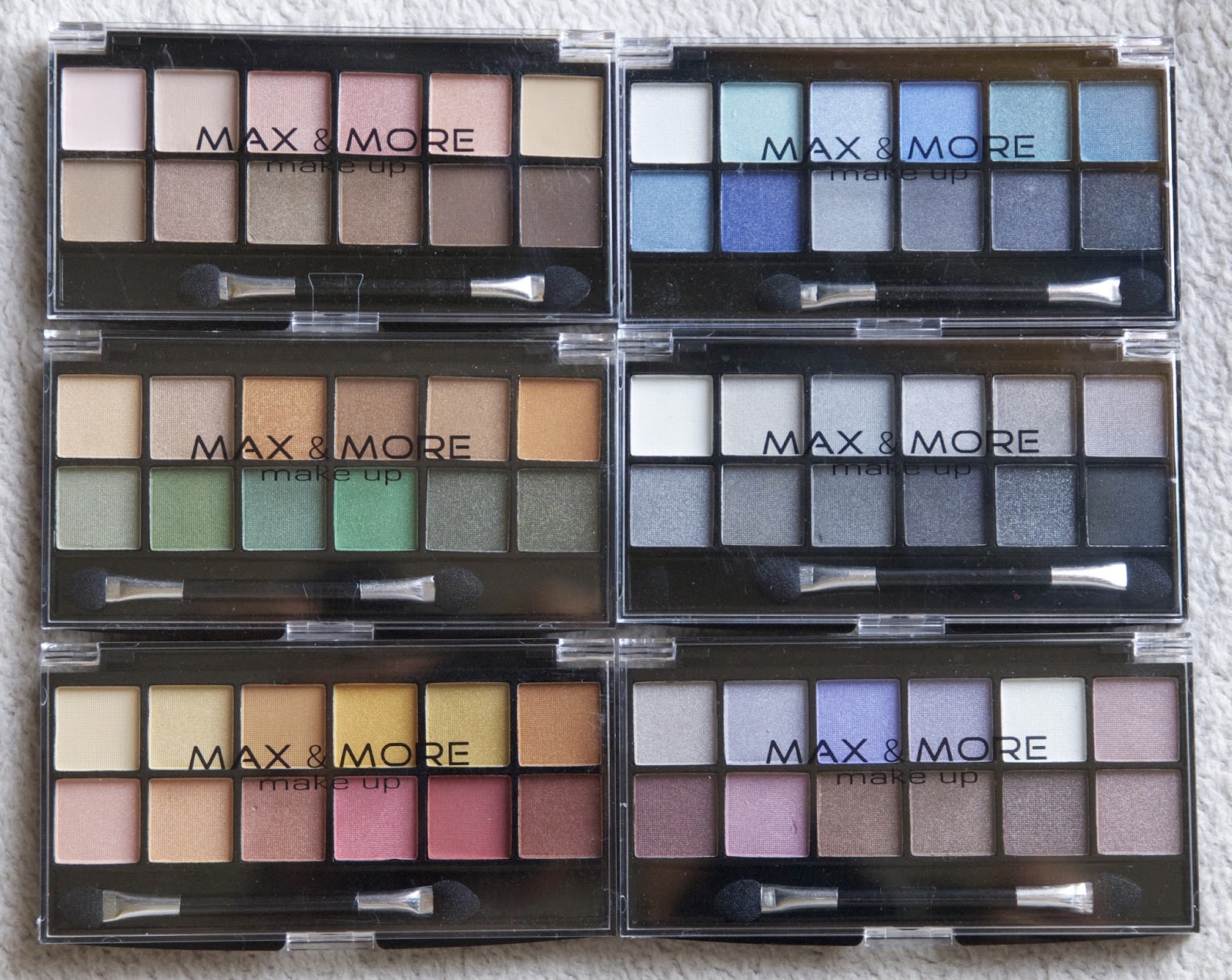 Make-up, Grime en fotografie: Nieuw: 6 Max & More make-up palettes van ...