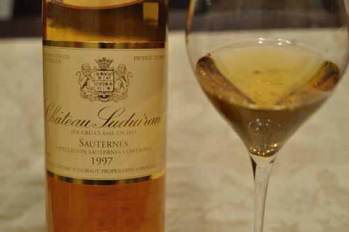 White and red sweet wines: Sauternes
