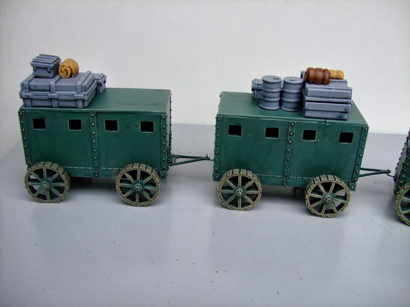 The Angry Lurker: 28mm Victorian Sci-Fi Armoured Land Train from ...