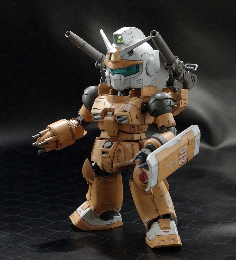 Custom Build: SD x HG Guncannon Firepower Test Type