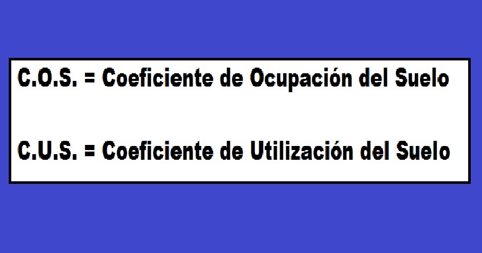 COMO CALCULAR EL COS Y EL CUS: COMO CALCULAR EL COS Y EL CUS