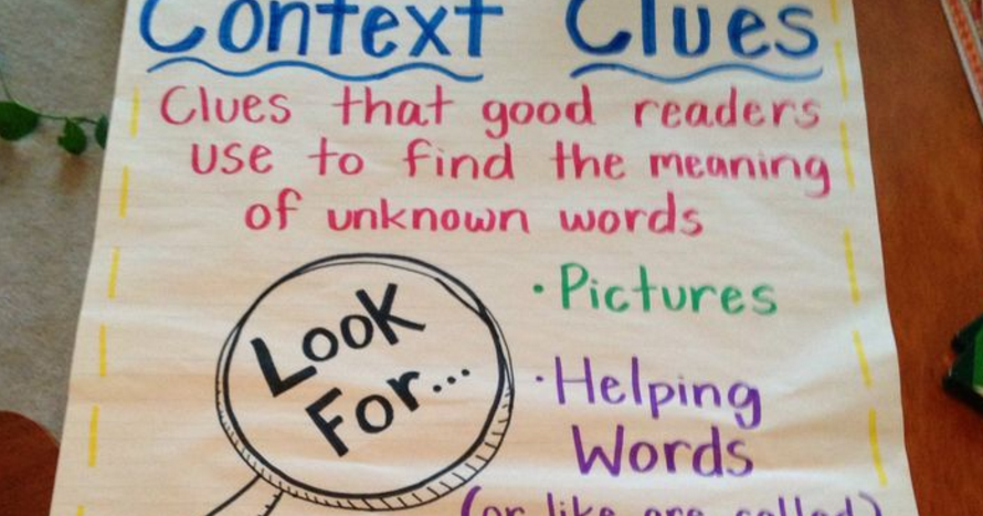 ELA Anchor Charts: Context Clues