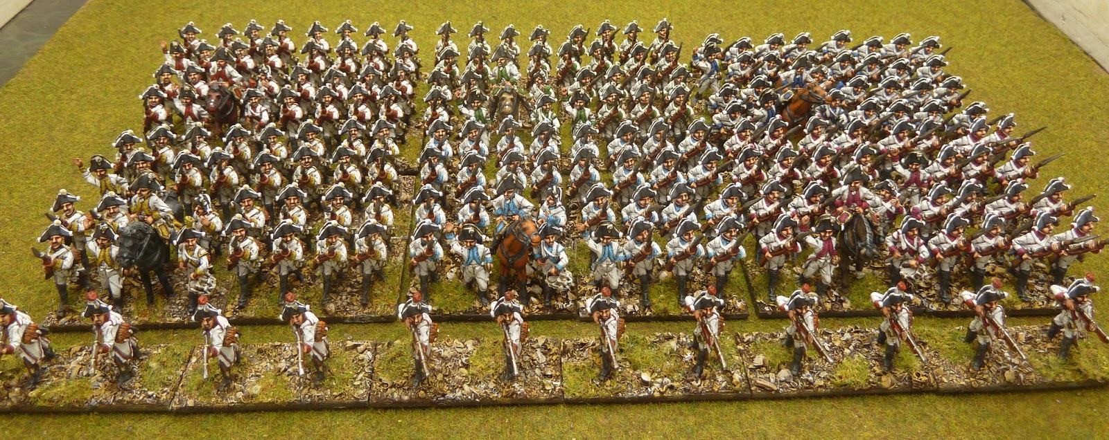 Lace 'n Big Hats: 28mm Napoleonic Saxon 1806 Line infantry and artillery