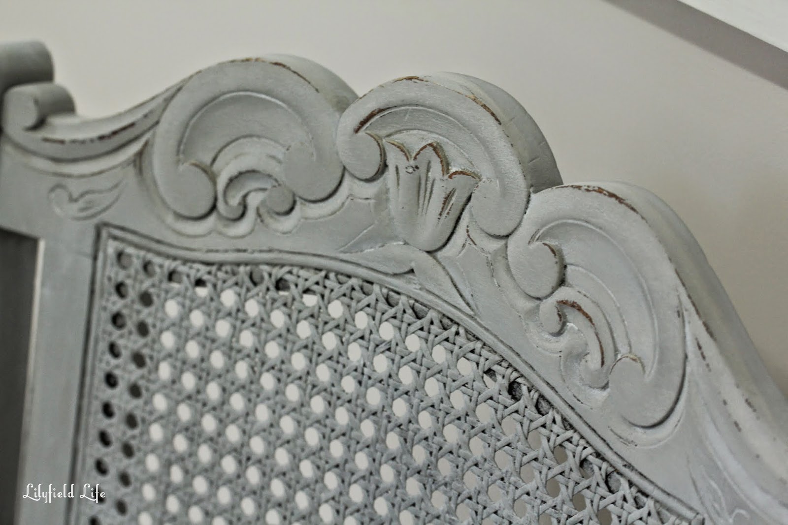 Lilyfield Life: Upholstered Rattan Chair and Side Table