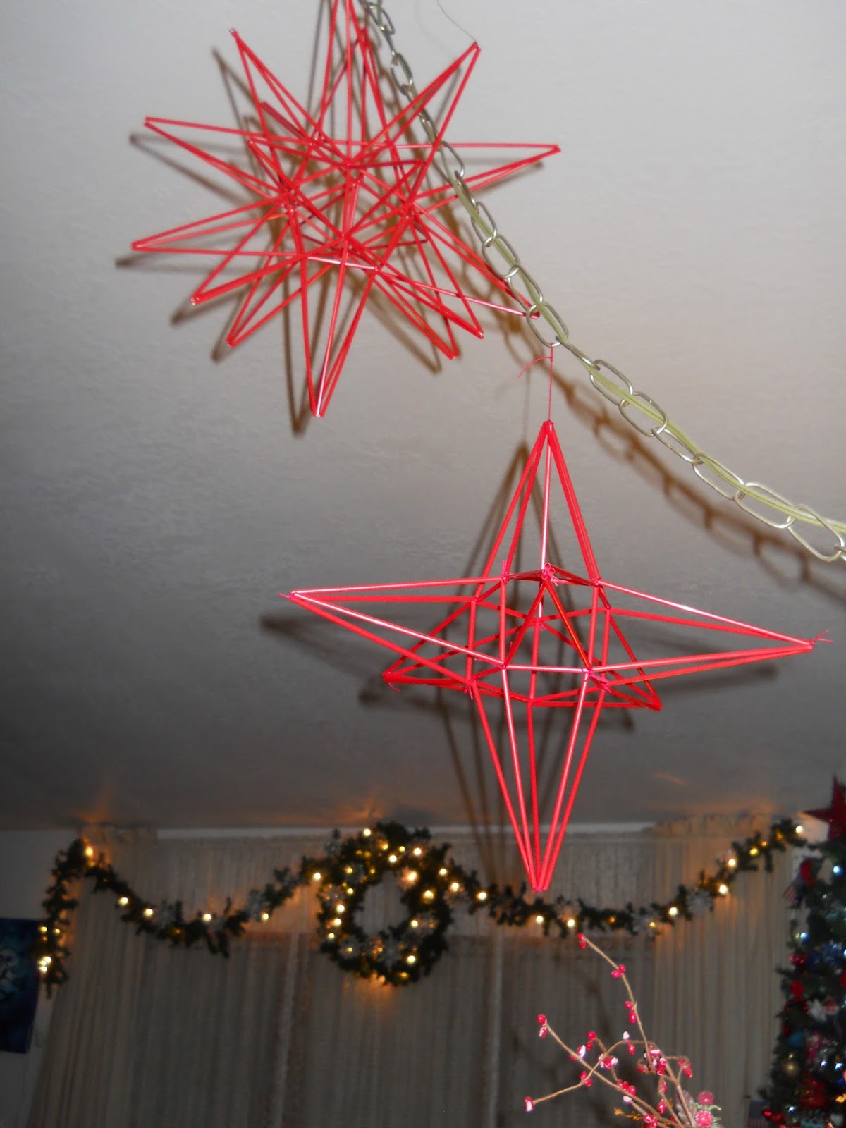 Make The Best of Things: Stars from Drinking Straws-Himmeli!