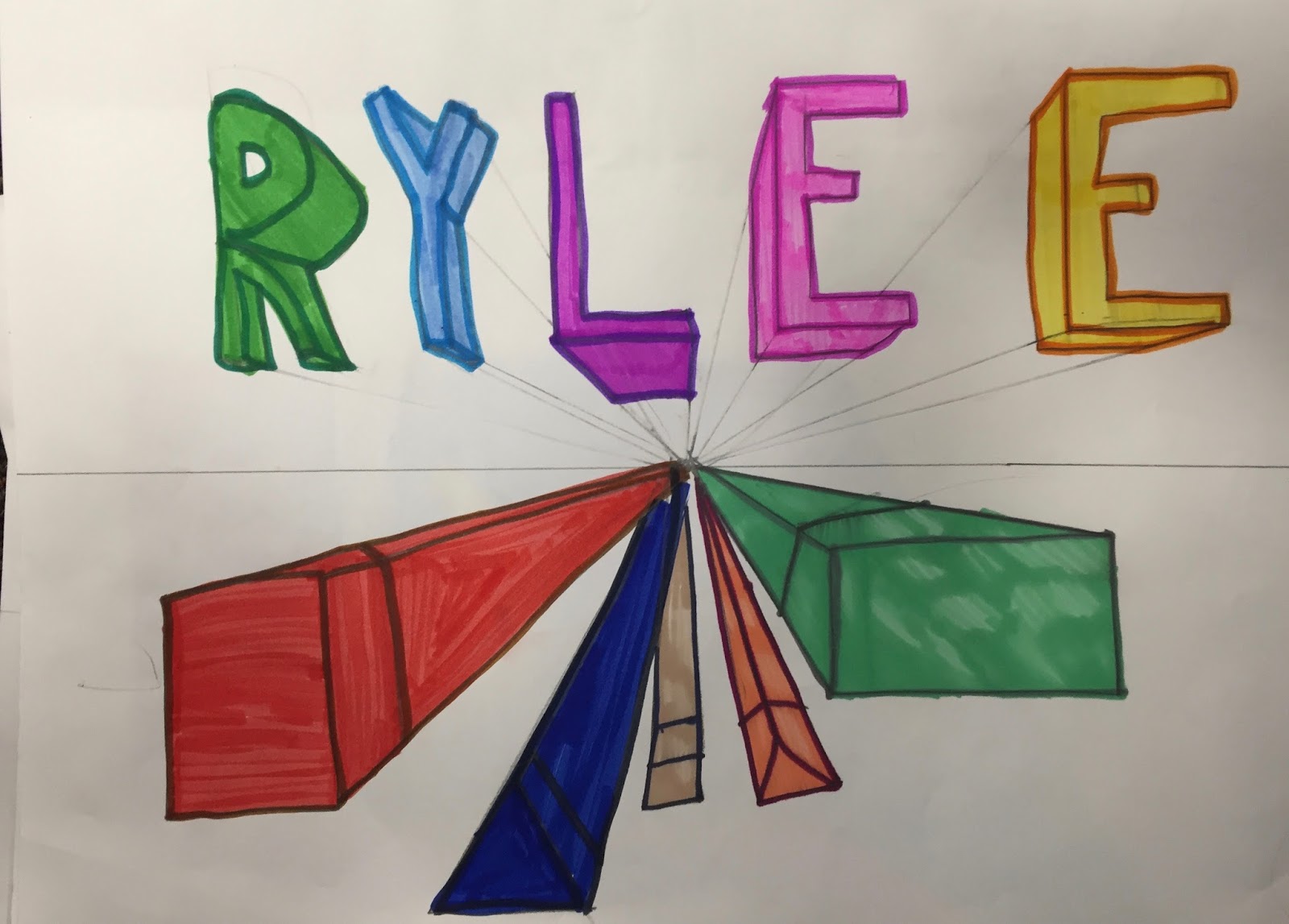 Grandville Elementary ART: 6th Grade Perspective