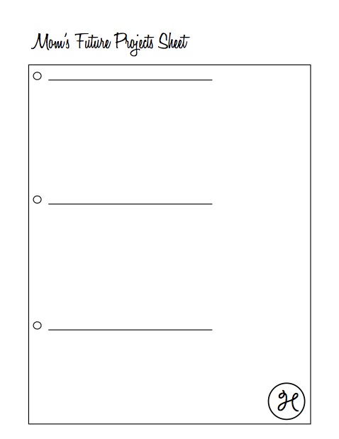 Home {Inspired by Mom}: Home Management Notebook