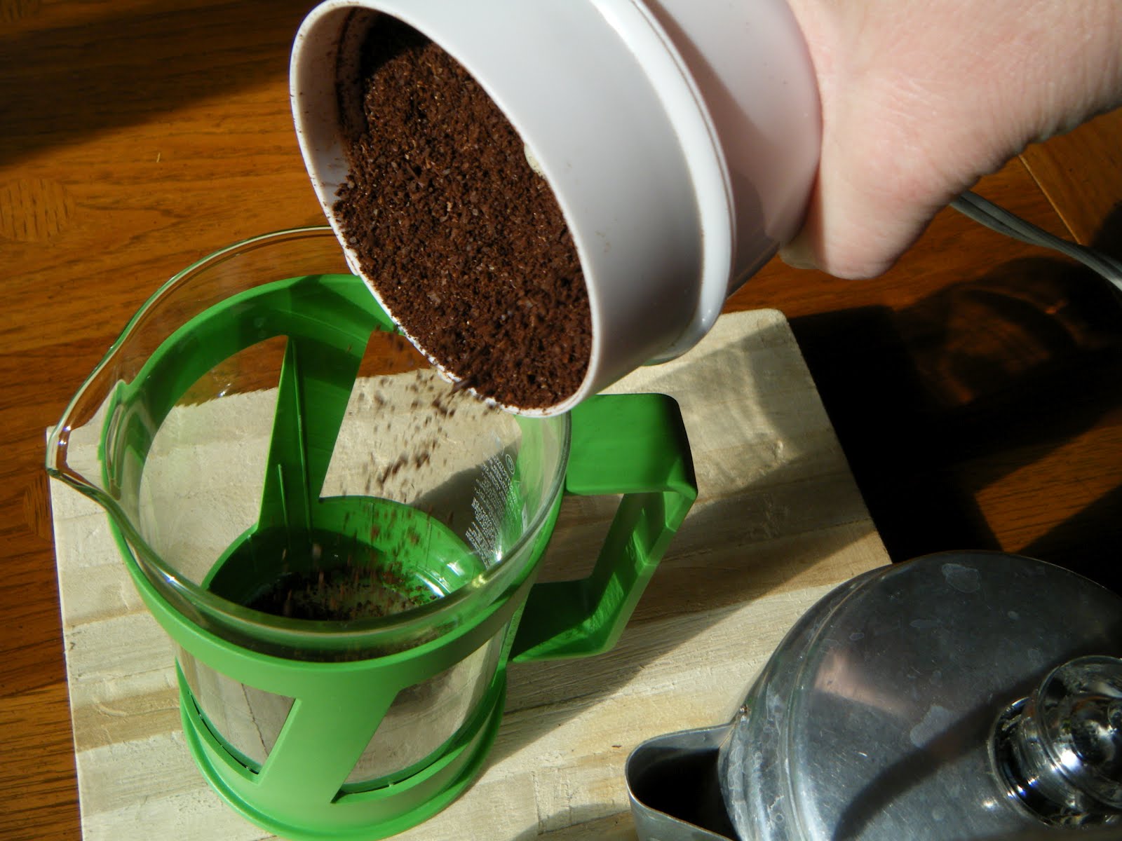 What About Pie: How to use a French coffee press