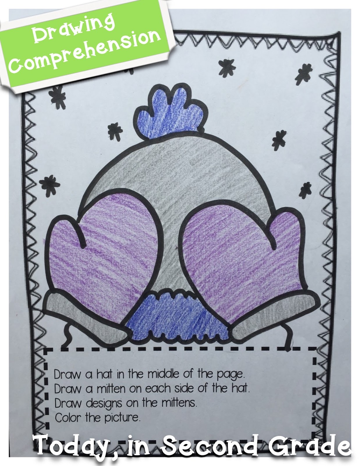 Comprehension Drawing - Today in Second Grade