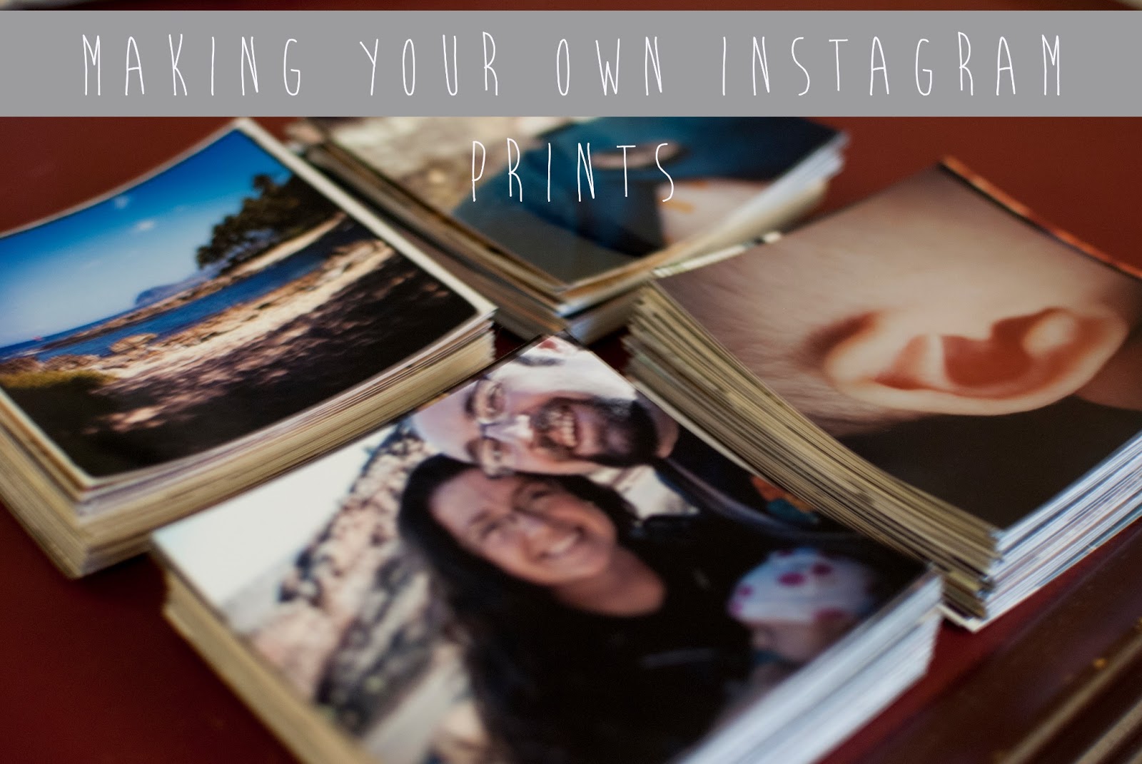 DIY: Making Your Own Instagram Prints | Celebrating Daily