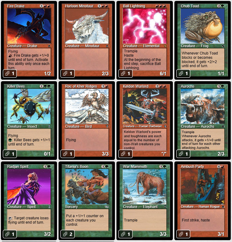 Magic the Gathering Adventures: Legacy Stangg Casual Deck