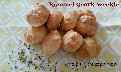 Heike's Küchenexperimente ☆☆☆: Kümmel Quark Weckle
