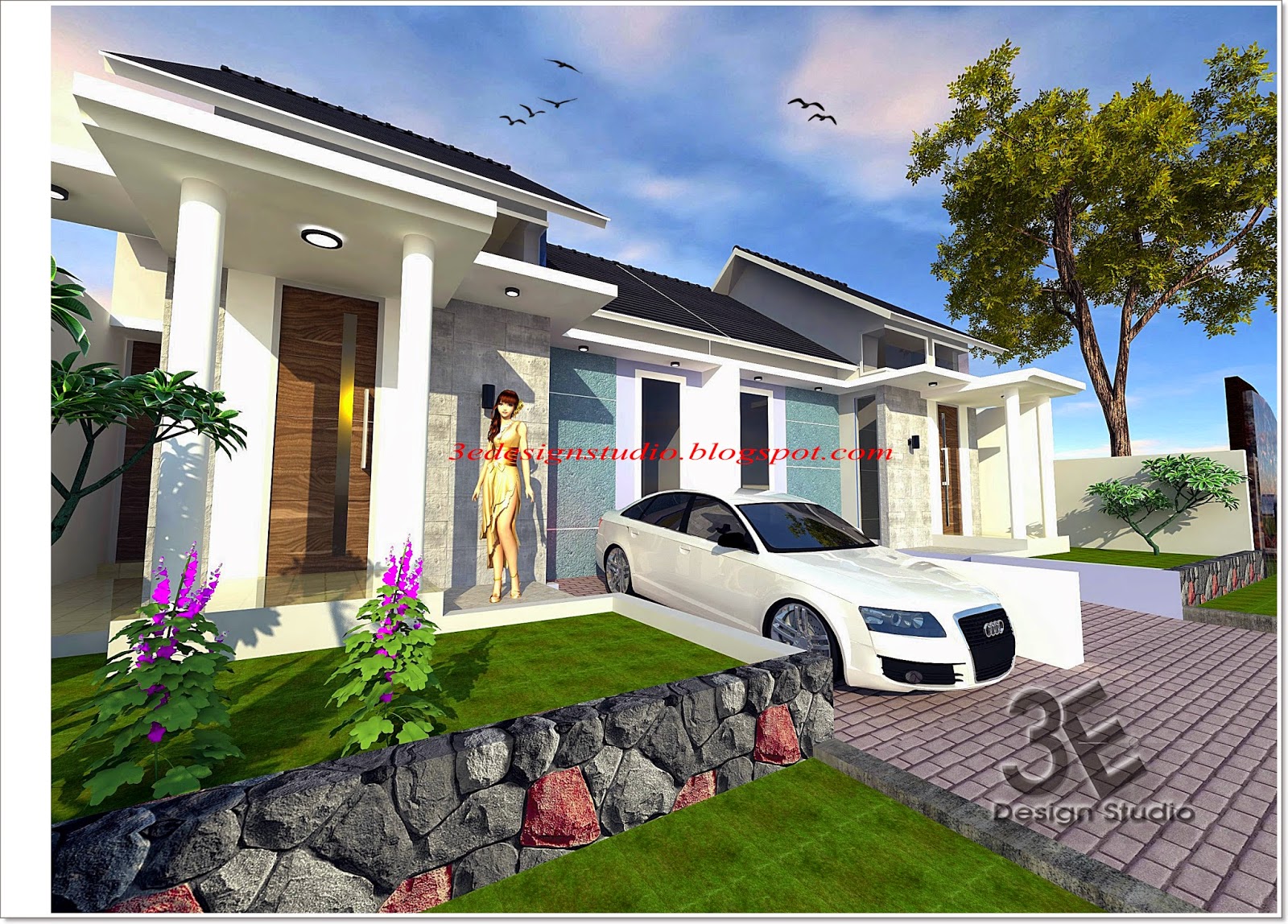 DESIGN PERUMAHAN TYPE 54 | 3E Design Studio