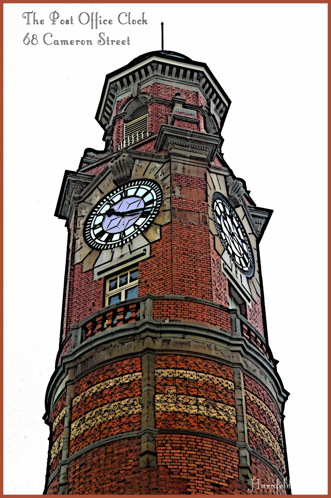 Look Around Launceston: POST OFFICE CLOCK - 68 CAMERON STREET