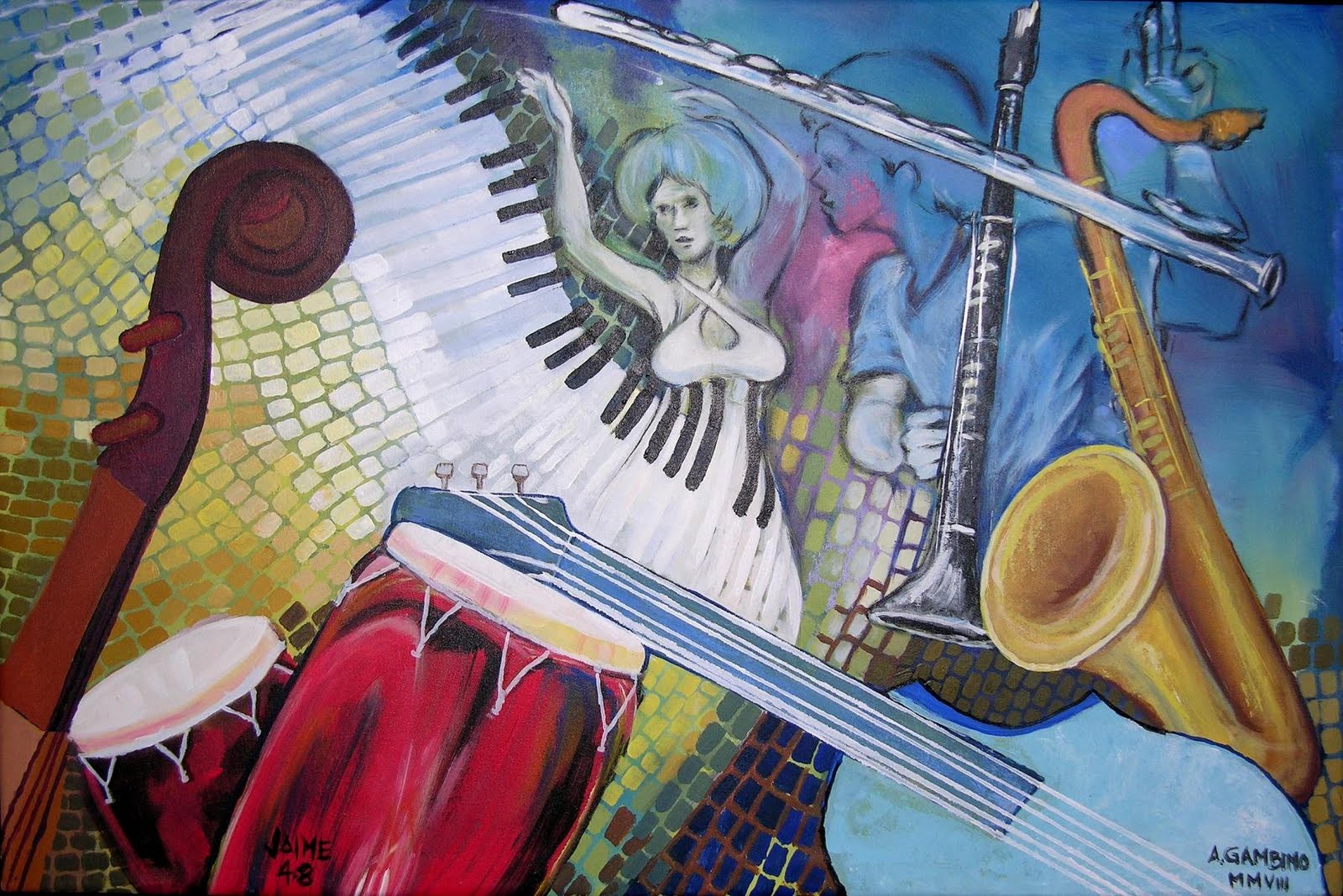 El Arte de Jaime Villegas: El instrumento musical