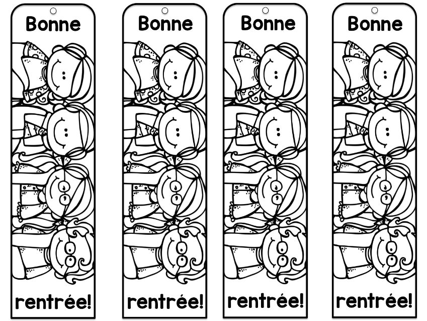 Le cahier de Pénélope: Signets pour la rentrée!