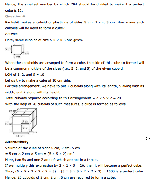 NCERT Text Book Solutions: NCERT Solutions for Class 8th Maths Chapter ...