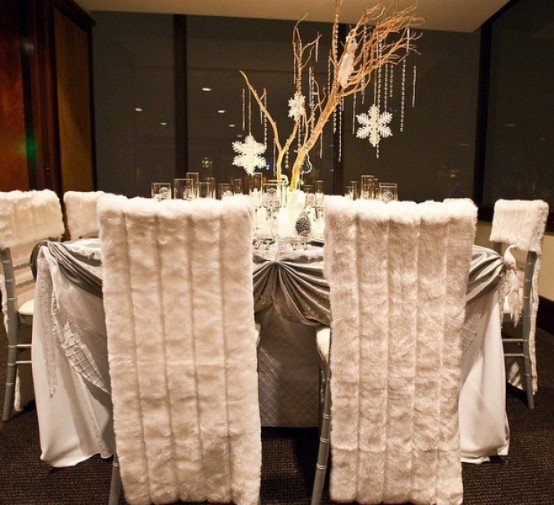 Christmas, Hanukkah, and New Year's Eve - Winter Holiday Chair Covers