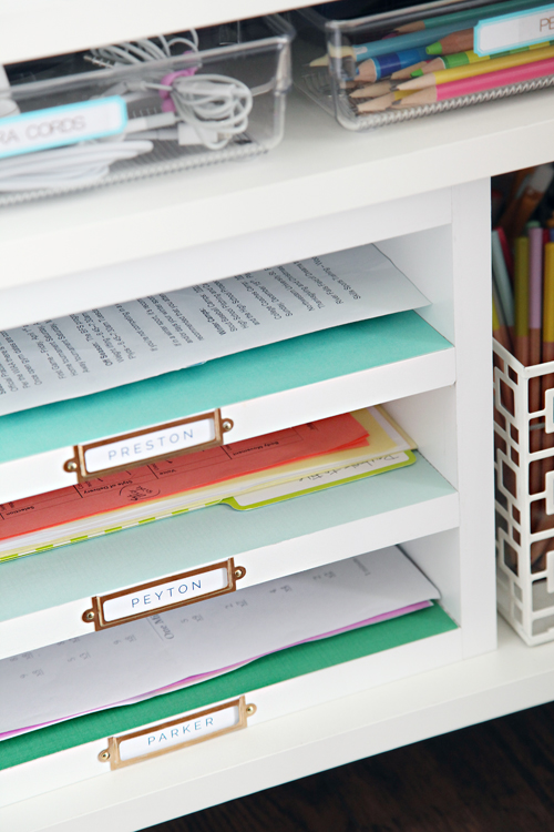 IHeart Organizing: Do it Yourself: Paper Sorting Organizer