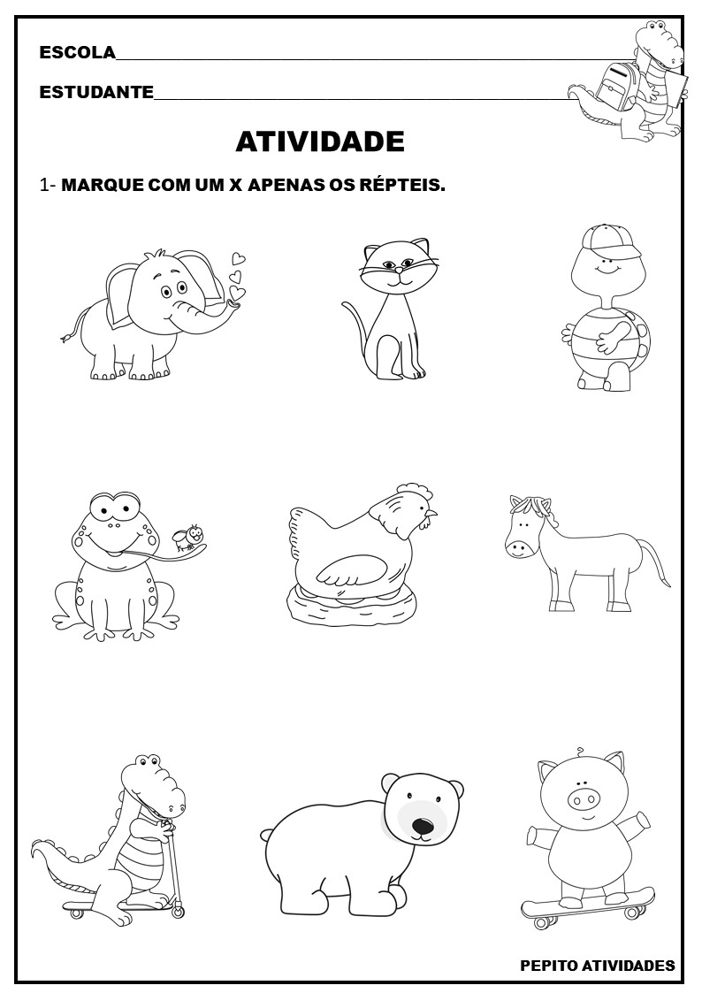 Animais Repteis 25 Atividades E Desenhos Atividades E Desenhos Images Animais Repteis 25 Atividades E Desenhos Atividades E Desenhos Images