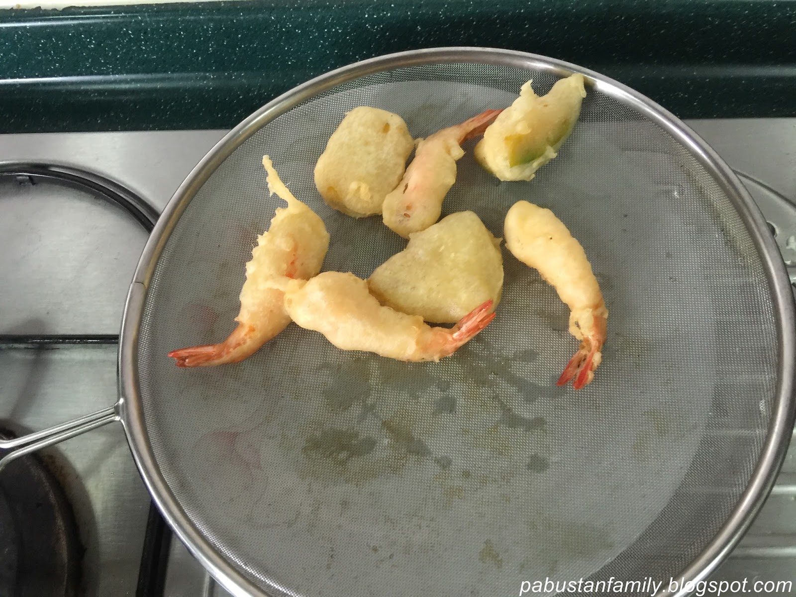 Family Travelogue: Tempura / cooking anyhow