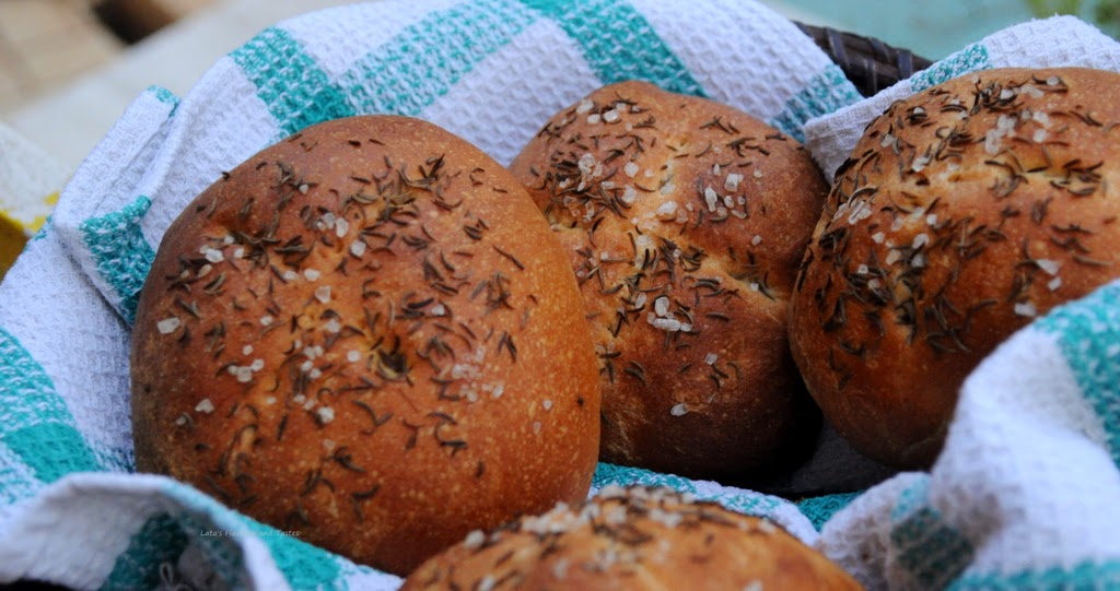 Flavours and Tastes: Kummelweck Rolls -We Knead to Bake 26