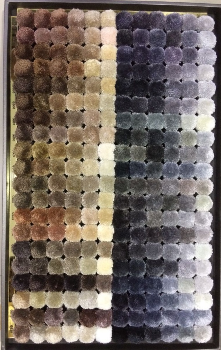 Color Pom Pom Box wool, viscose, silk, bamboo, cotton, nylon, acrylic ...