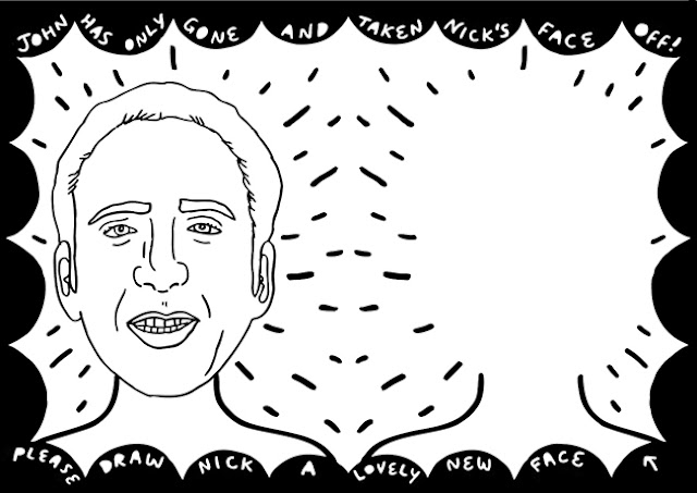 Nicolas Cage: Nicolas Cage Colouring In Pages