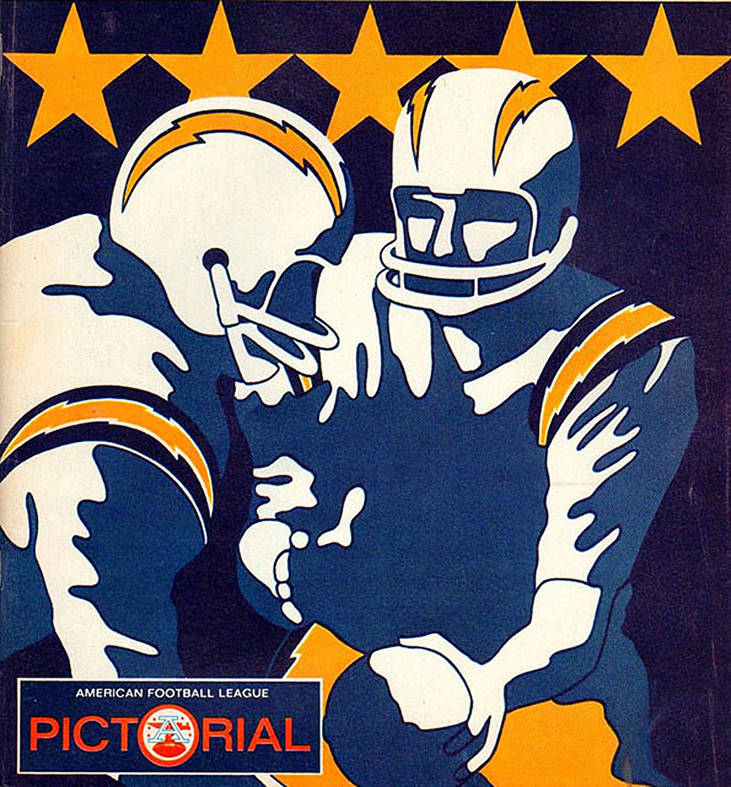 Pro Football Journal Presents: NFL Art: 1969 AFL Game Program Cover Art ...