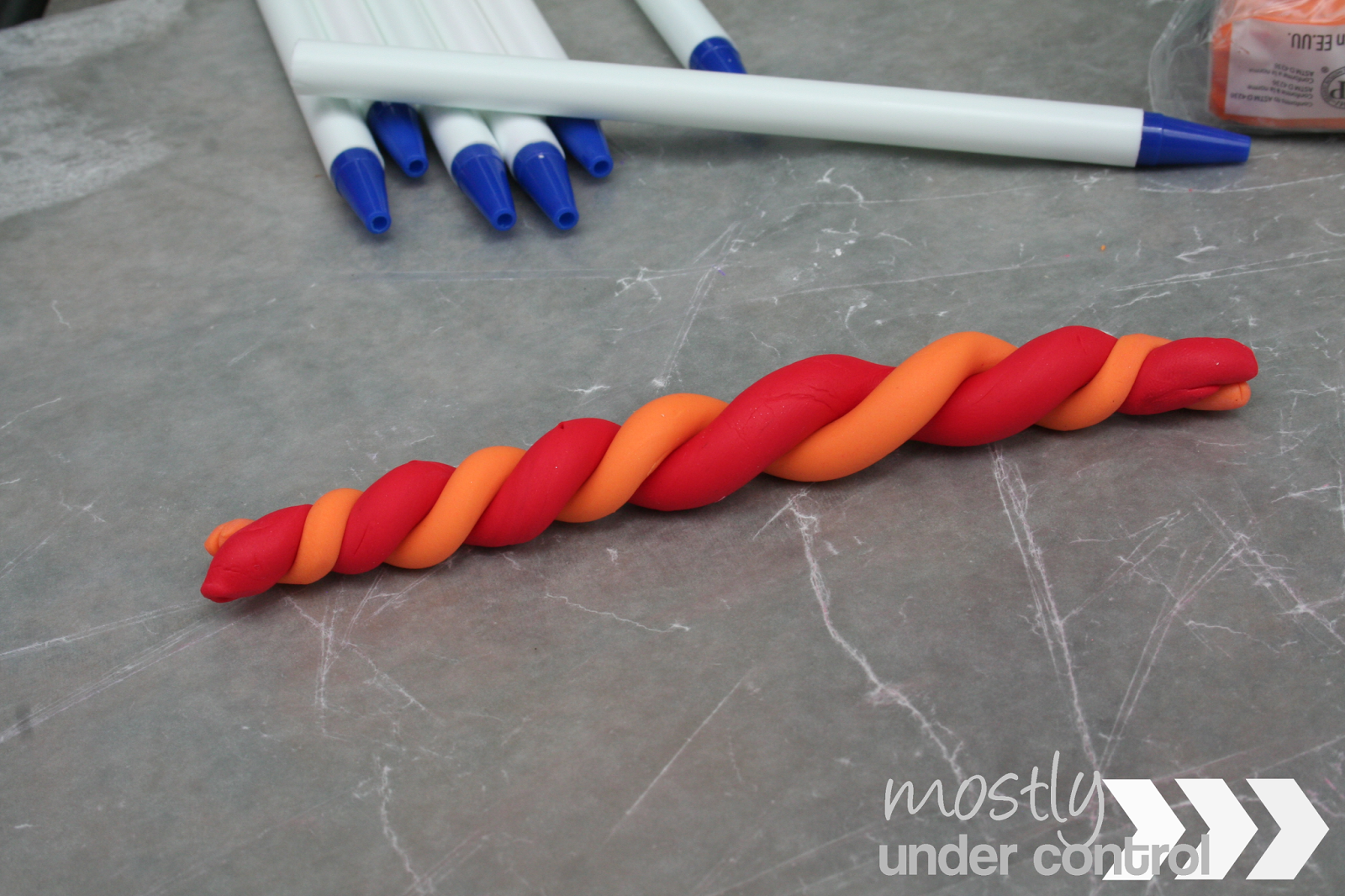 DIY Polymer Clay Pens - Mostly Under Control