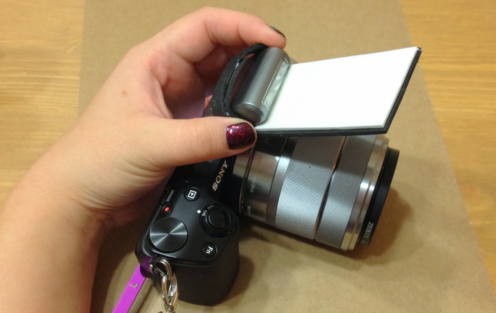 DIY Flash Diffuser (Sony NEX 5)