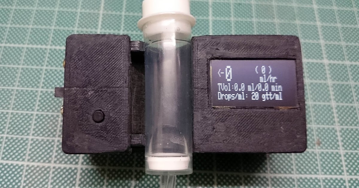 Οιωνός: Optical Flow Meter - A simple drop counter