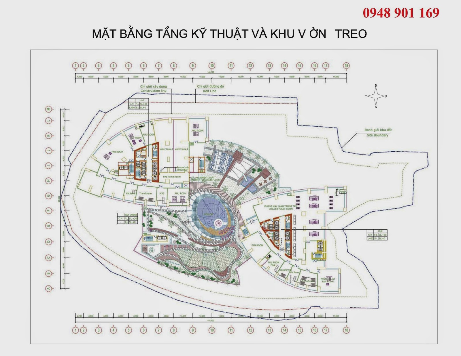 Mặt bằng tổng thể chung cư Mipec Riverside ~ Mipec Riverside