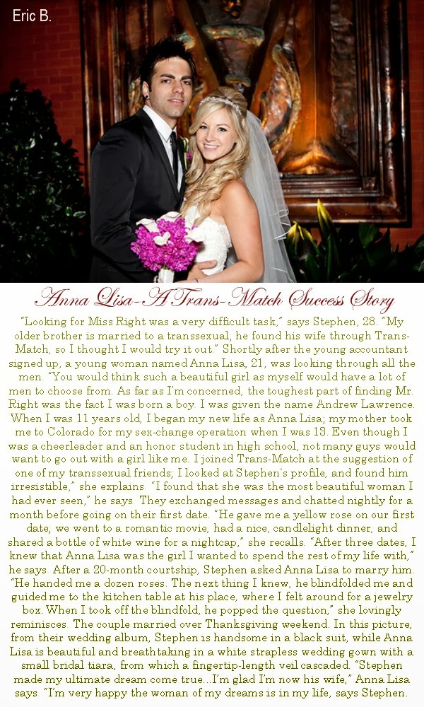 Eric's Transgender Captions: Trans-Match: Anna Lisa's Story