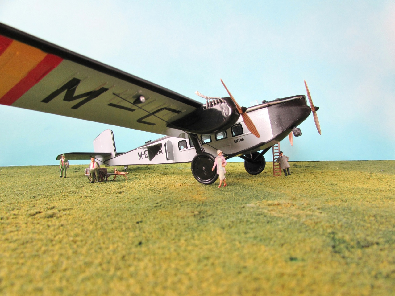 Scratchbuilt Rohrbach Roland, Iberia, 1/72nd scale - Ready for ...