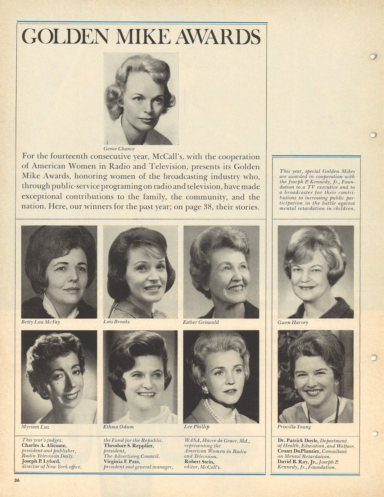 ARCANE RADIO TRIVIA: Golden Mike Awards