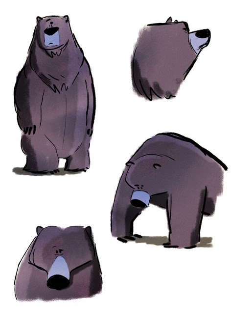 bear-sketches | Bear character design, Character design, Bear illustration