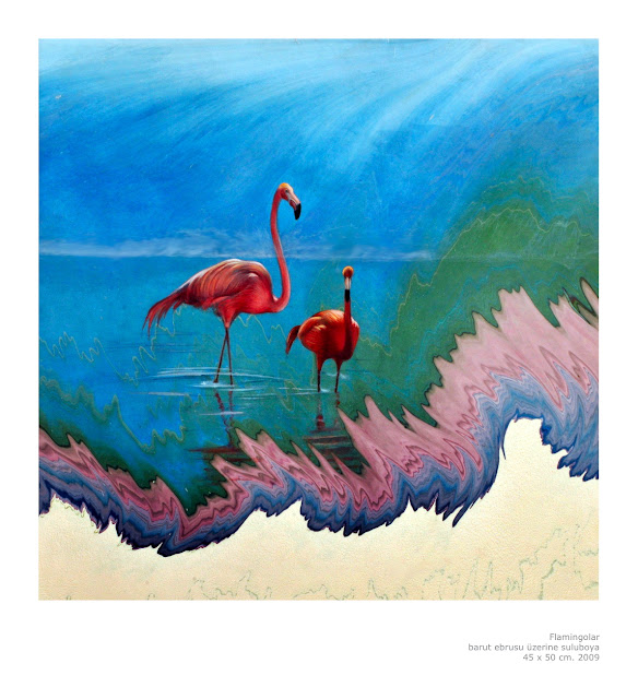 Garip AY: Painting on Ebru