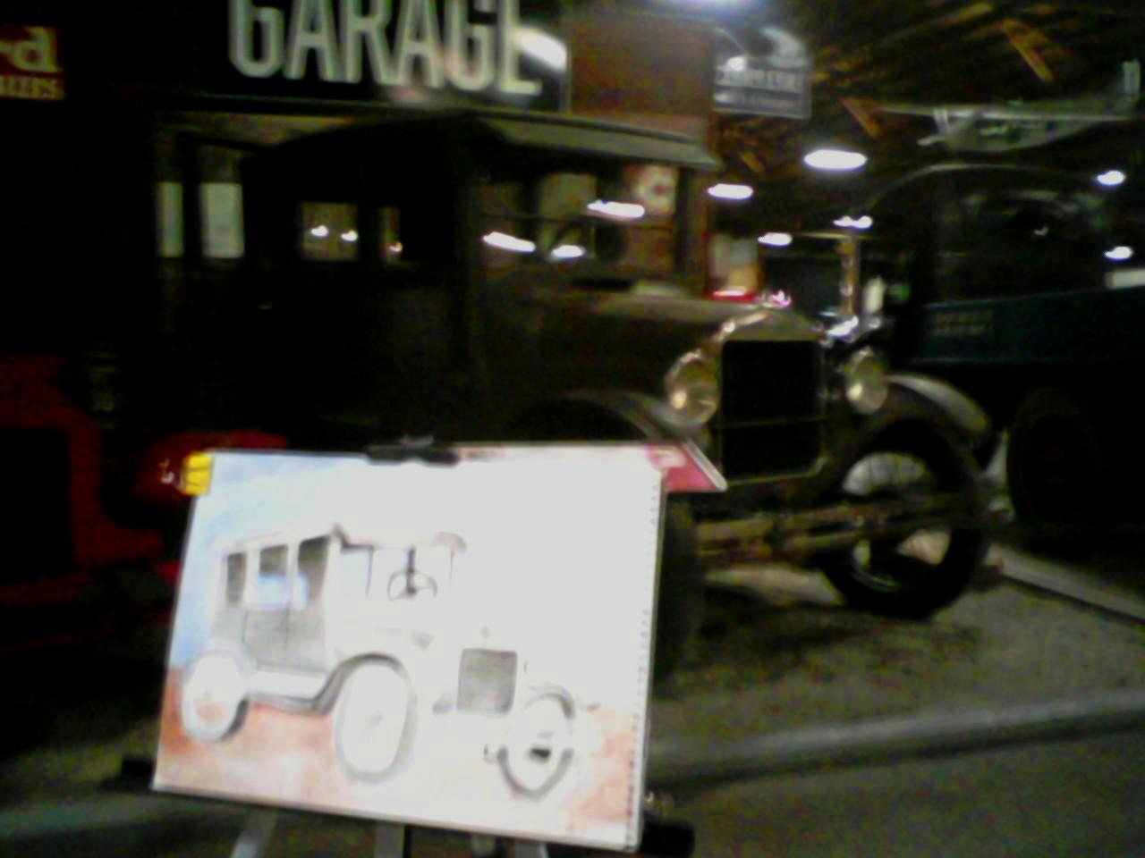 A Creative Journey, by Michael Mitchell: Watercolor Painting of Model T ...