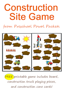 {FREE} Construction Theme Preschool Printables | Preschool Powol Packets