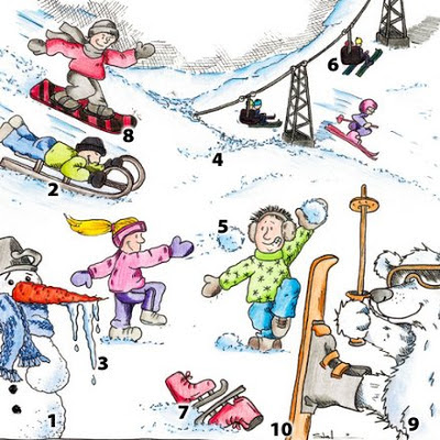 El Invierno en Inglés Con 10 palabras